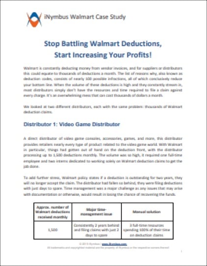 Deduction Management Software | iNymbus